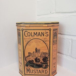 Colman's Mustard Tin Vintage Storage Tin Decorating With Vintage Tins ...