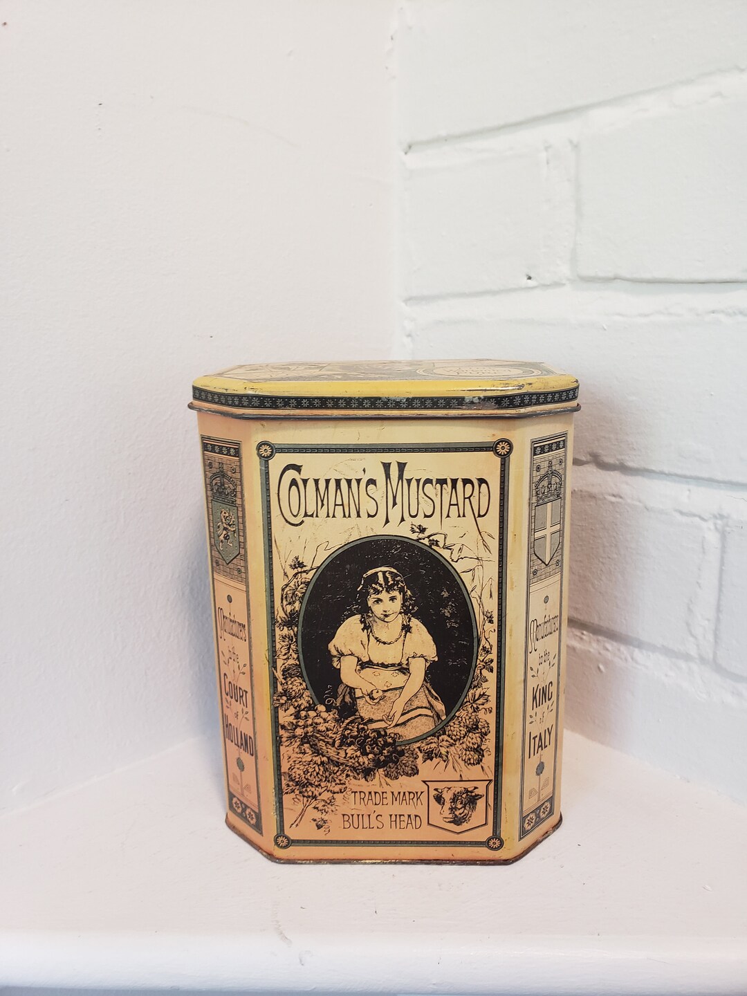 Colman's Mustard Tin Vintage Storage Tin Decorating With Vintage Tins ...