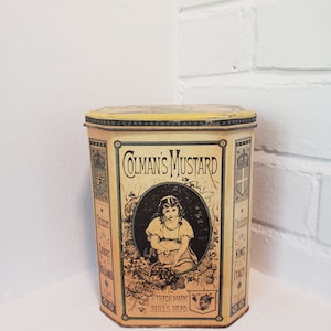 Colman's Mustard Tin Vintage Storage Tin Decorating With Vintage Tins ...