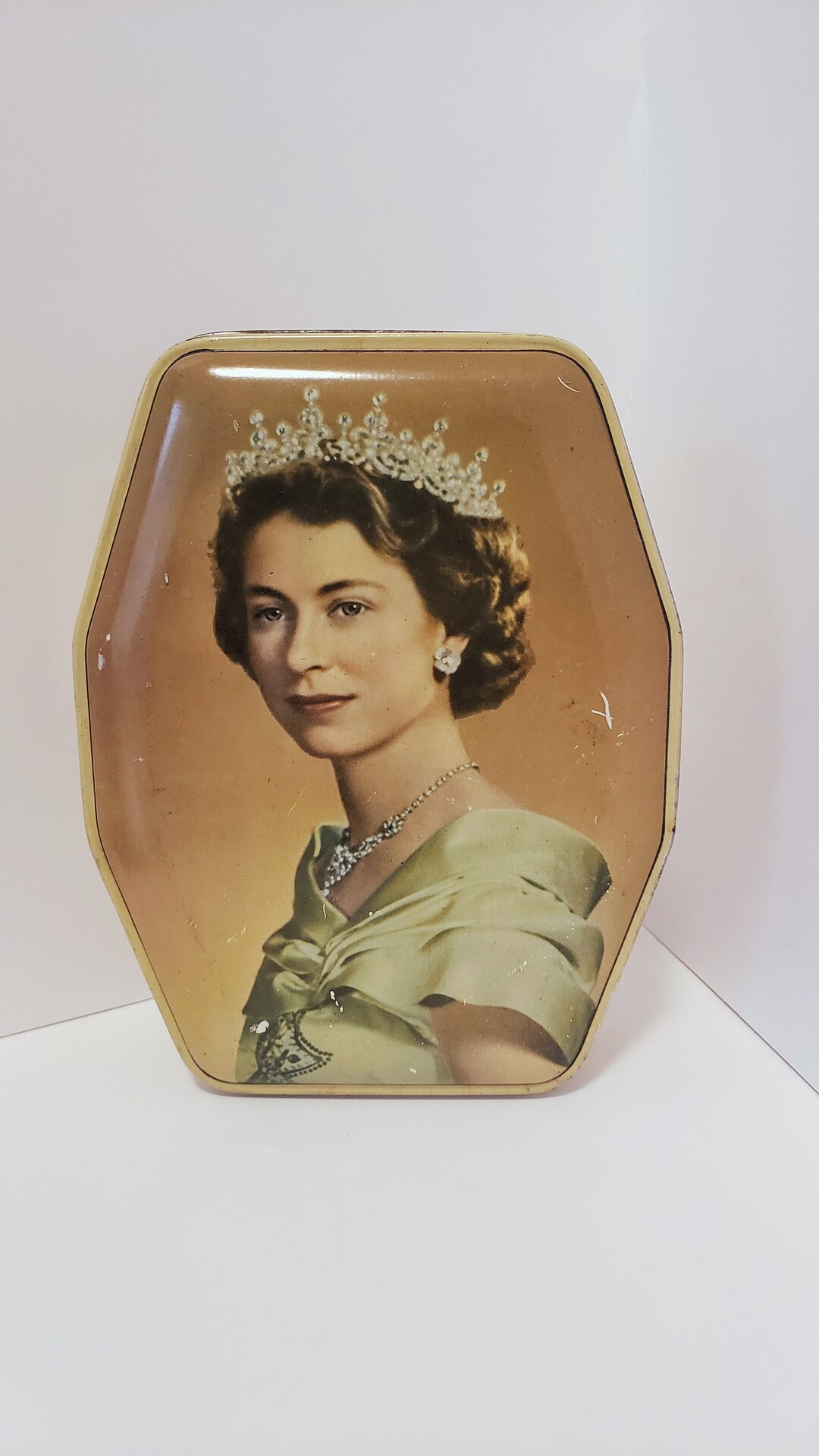 Queen Elizabeth Souvenir Tin George W Horner & Co. Ltd. 1953 Toffee Tin ...