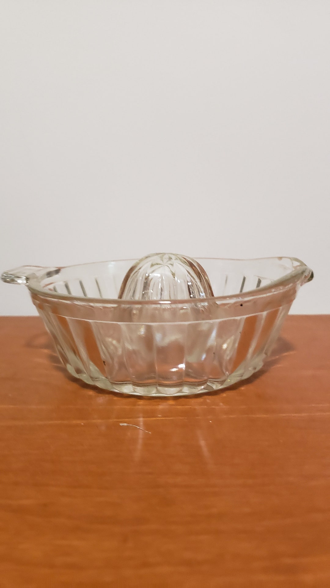 Vintage Glass Citrus Juicer: Manual Kitchen Ware - Etsy