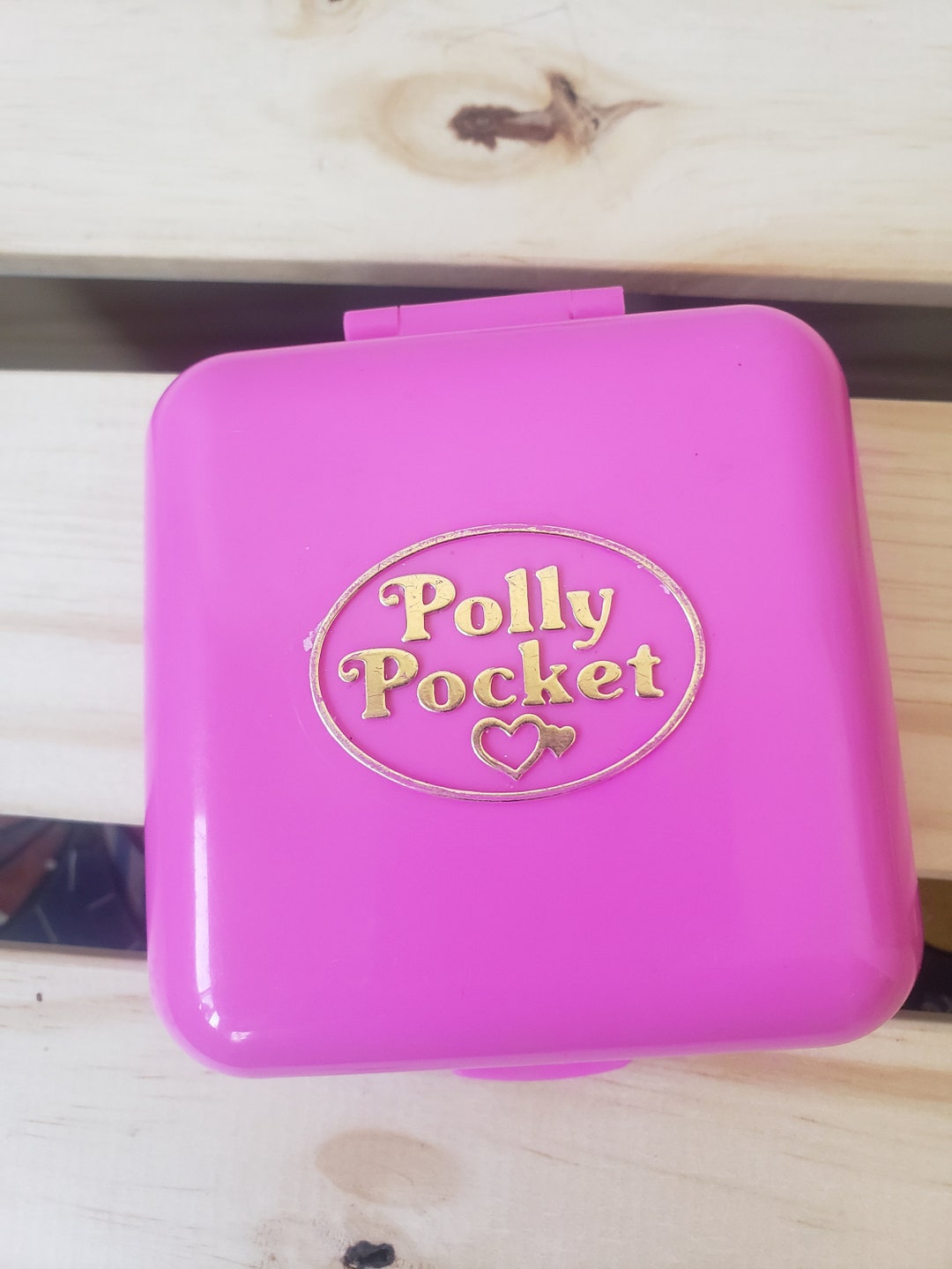 Polly Pocket 1989 Wild Zoo World Play Bluebird Vintage Pink Compact ...
