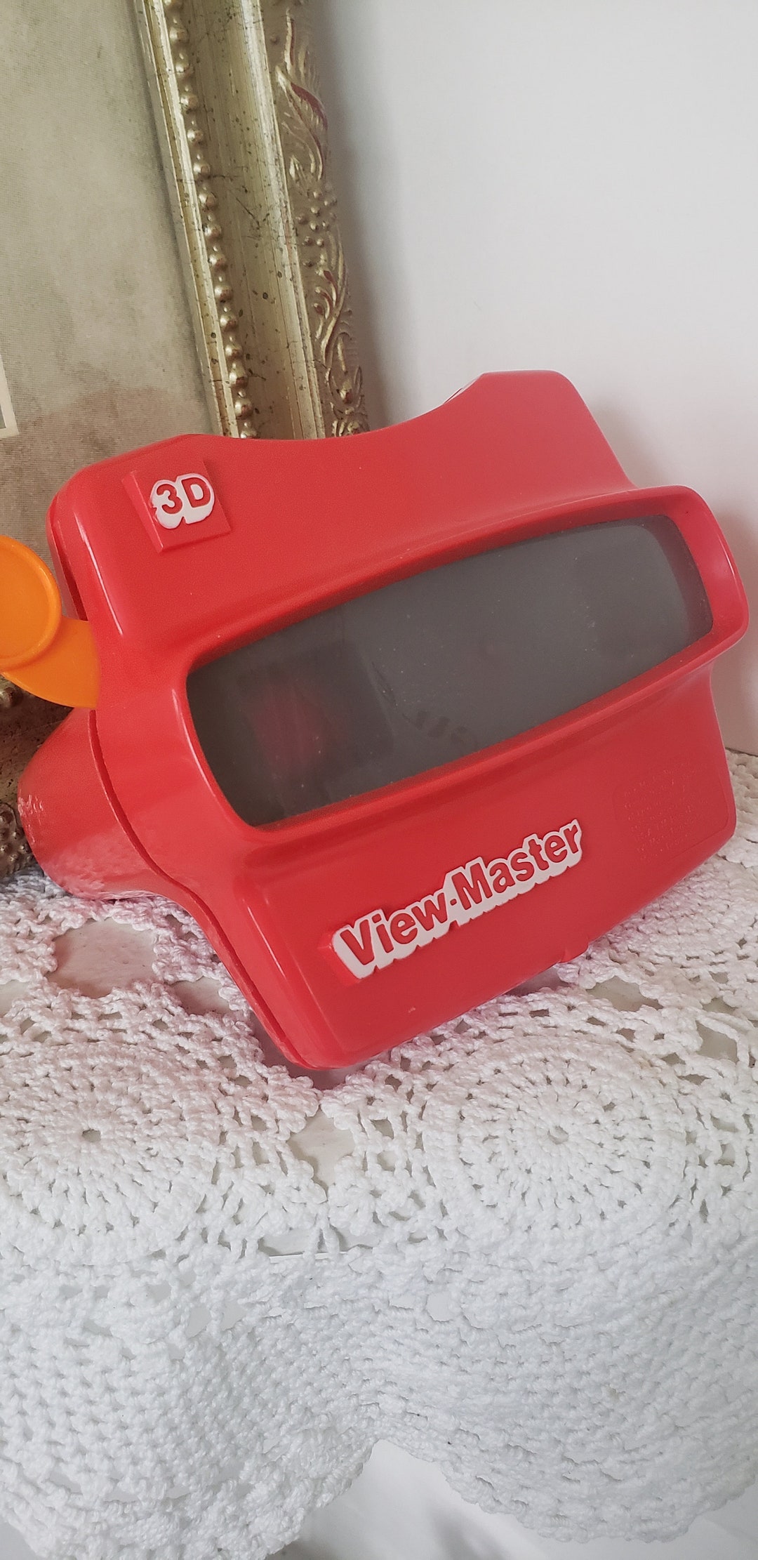 3D View Master Red Vintage View Master With Orange Handle Vintage Toys ...