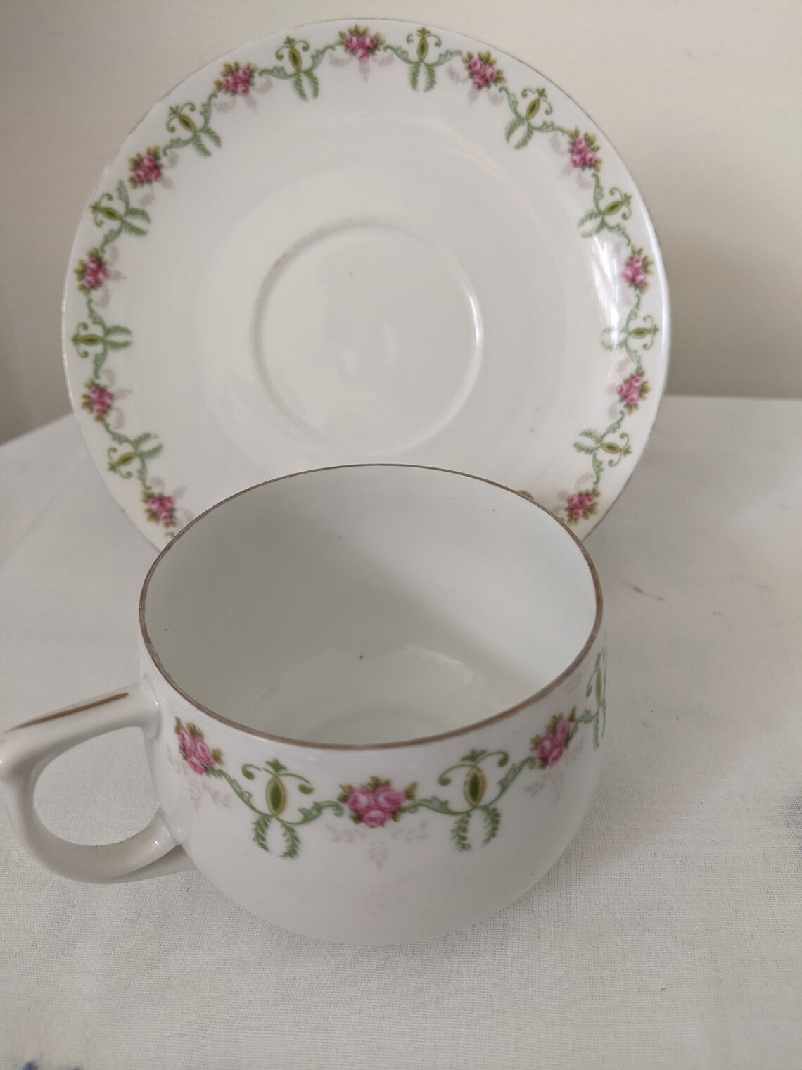 M Z Austria Vintage Tea Set Antique Tea Cup and Saucer - Etsy UK