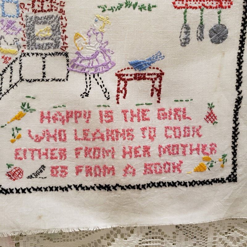 Antique Sampler - Etsy