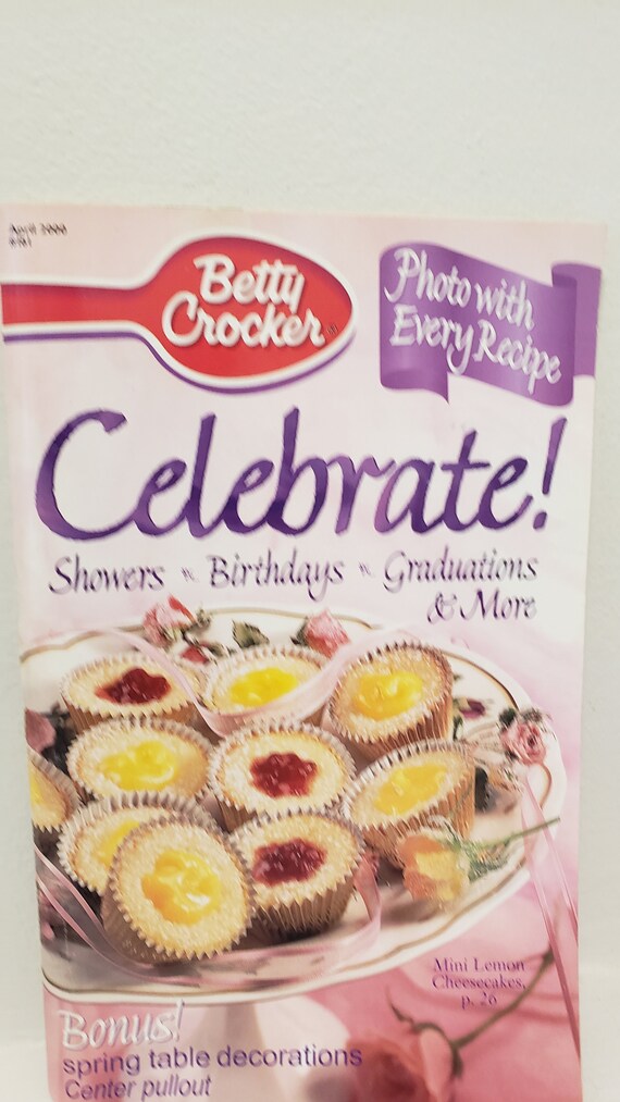 Betty Crocker Celebrate Baking Magazine From 2000 Showers - Etsy