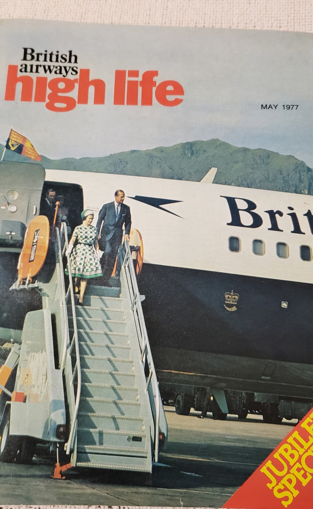 British Airways High Life Travel Magazine May 1977 Jubilee Edition ...