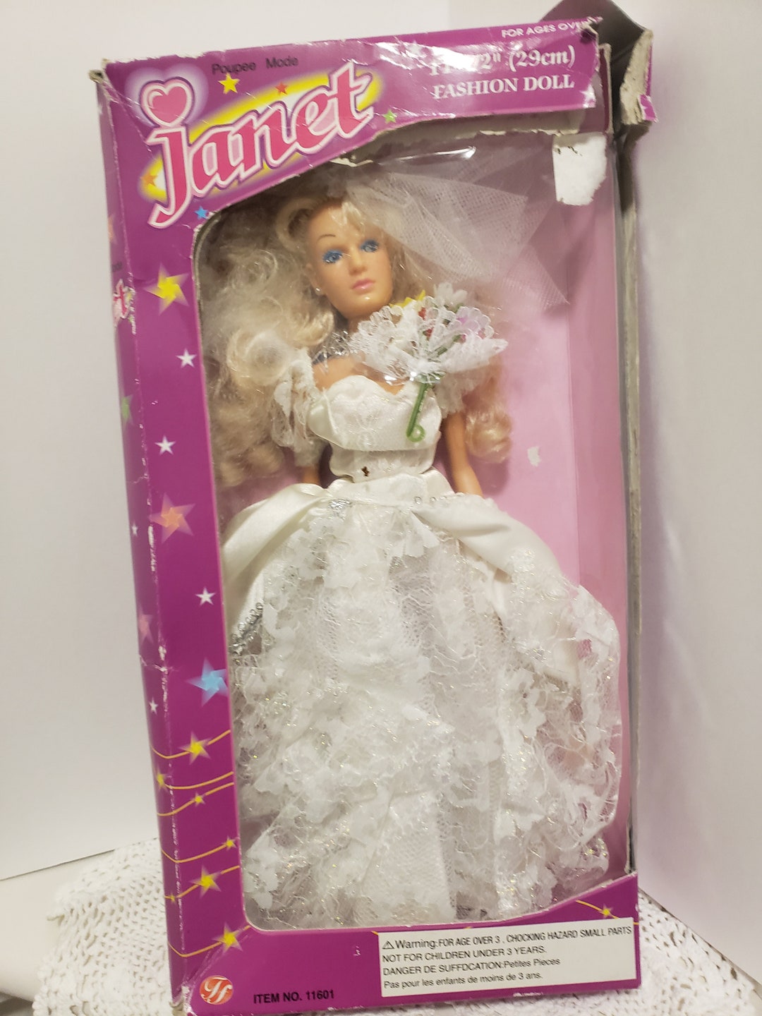 Open Box Vintage Doll Janet Doll Barbie Wanna Be 90s Janet - Etsy