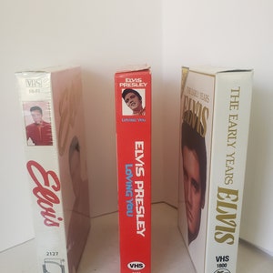 Elvis Presley VHS Lot of 3 Elvis Fan Memorabilia Collecting All Things Elvis the King on VHS ...