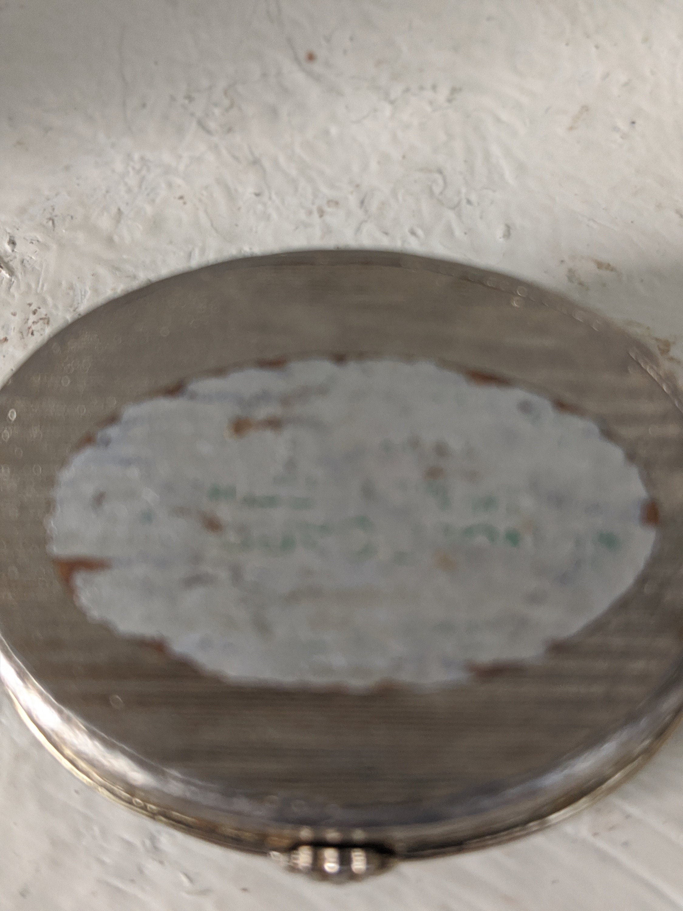 Vintage Solid Perfume Case Vintage tiny Case Vintage Floral | Etsy