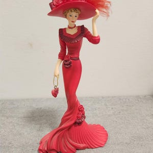 Red at Heart Figurine Thomas Kinkade Passion for Red Collection Adult Figurines the Hamilton ...