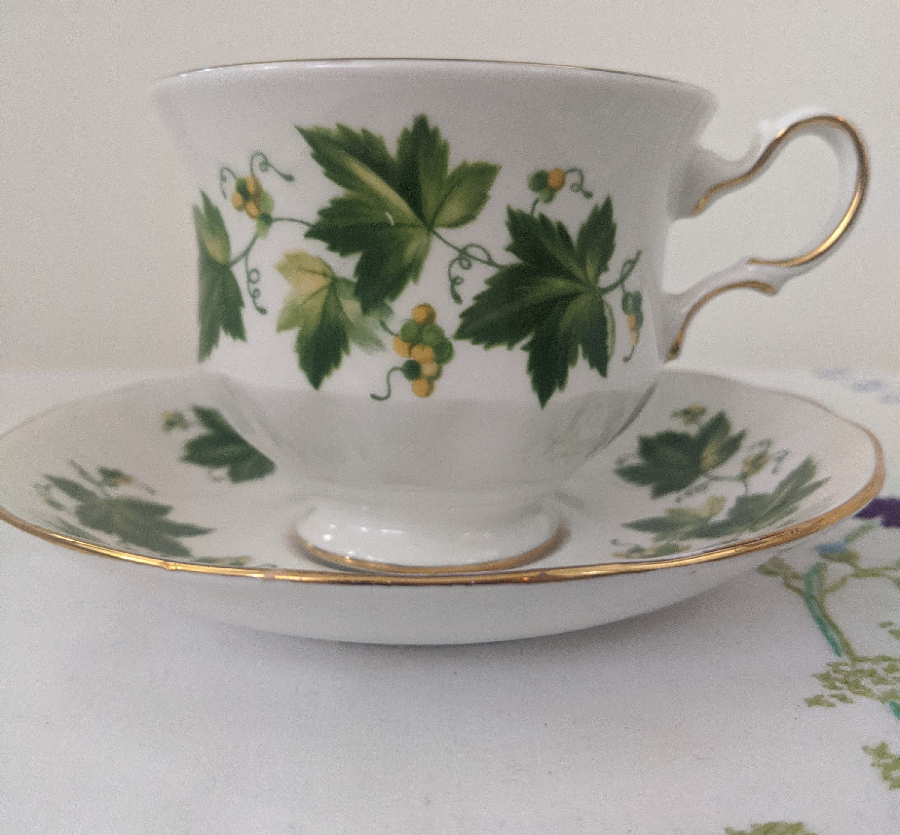 Queen Anne Tea Cup Tea Set Bone China Queen Anne Vintage Tea | Etsy