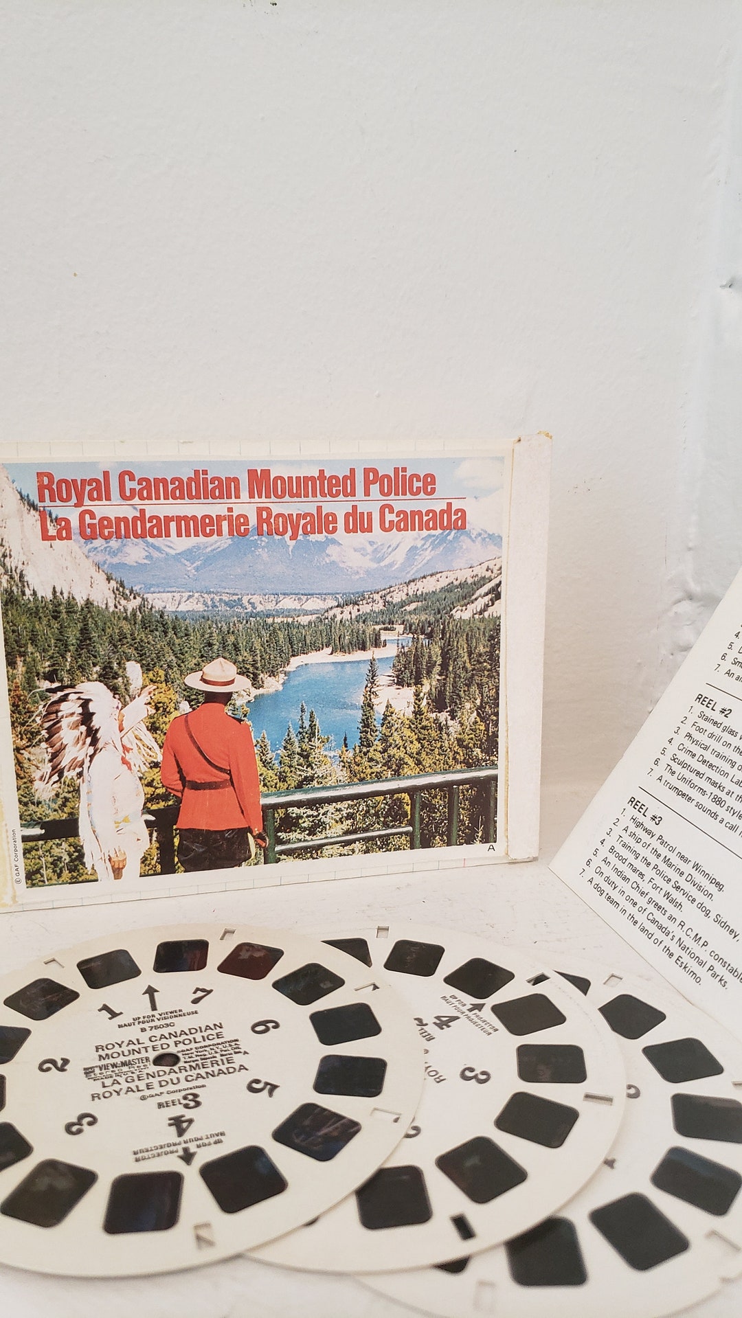 Vintage View Master Reel Set of Three Royal Canadian Mounted Police ...
