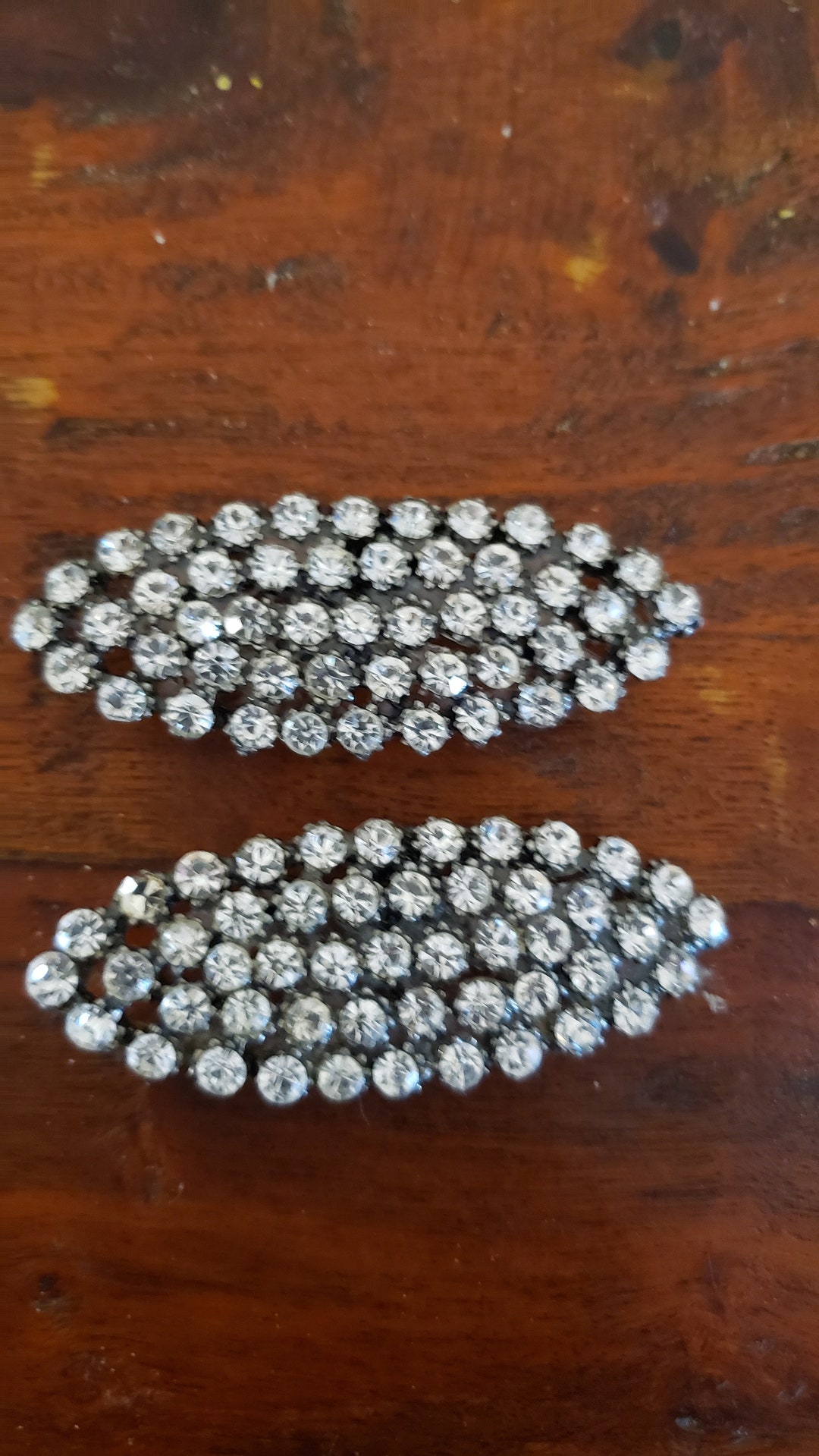 Rhinestone Shoe Clips Vintage Oval Rhinestone Accessories for Shoes ...