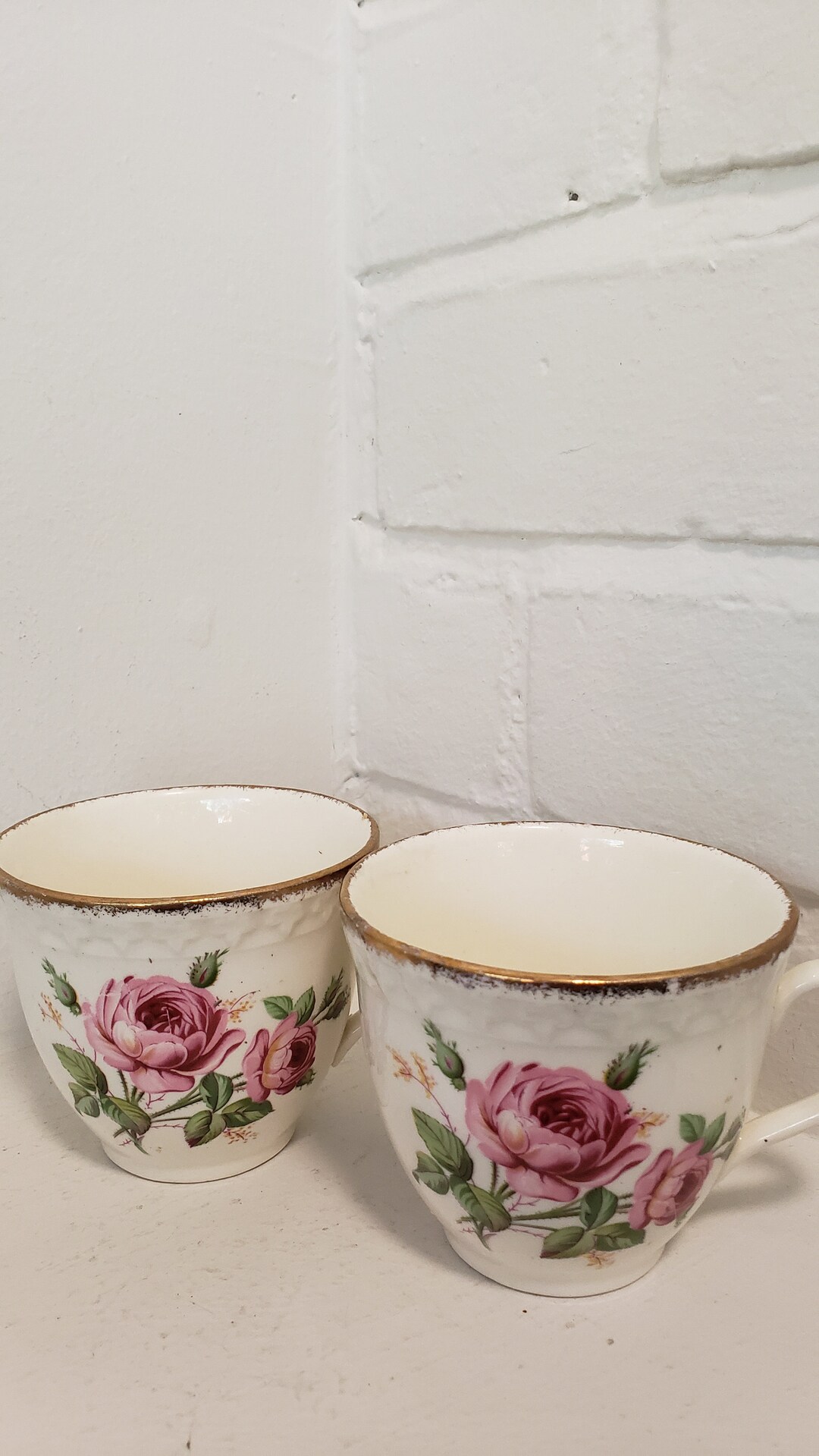 Aynsley Stoke on Trent Tea Cups From the 50s Tea or Coffee for Two ...