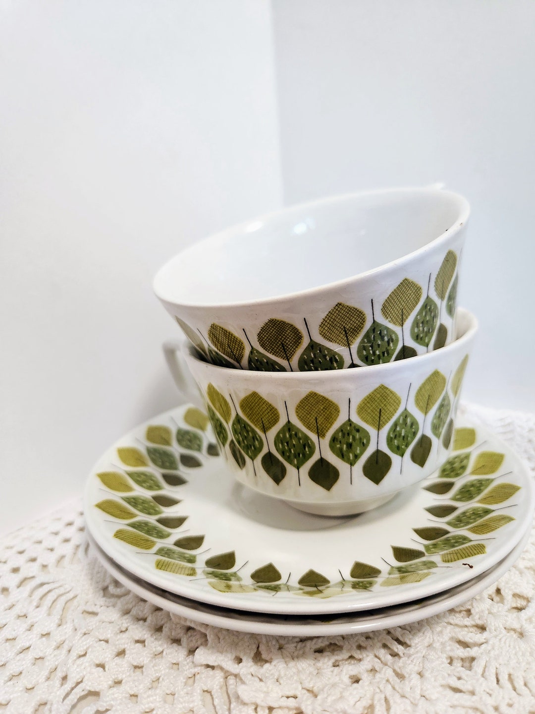 Spanish Crown Ironstone Cup Saucer Vintage Pontesa Made in Spain Modern ...