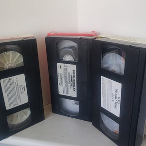 Elvis Presley VHS Lot of 3 Elvis Fan Memorabilia Collecting All Things Elvis the King on VHS ...