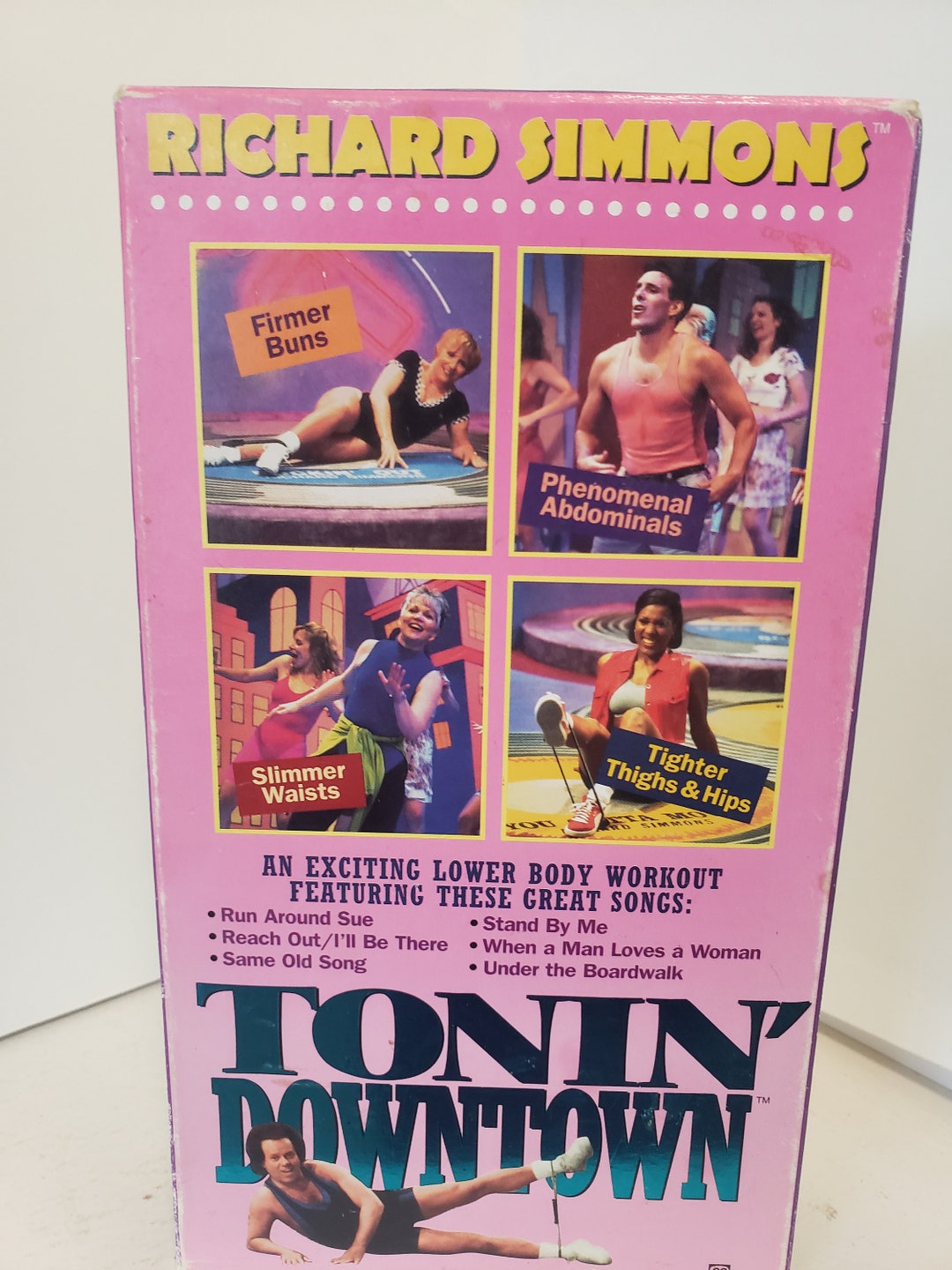 Richard Simmons VHS 90s Workout VHS Tonin' Downtown an Exciting Lower ...