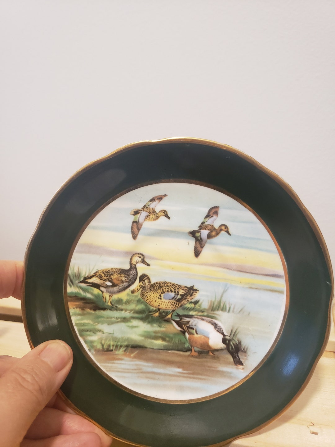 Wide Mouth Regency Tea Cup Saucer Duck Tea Cup Wild Life Tea Cup Bone ...