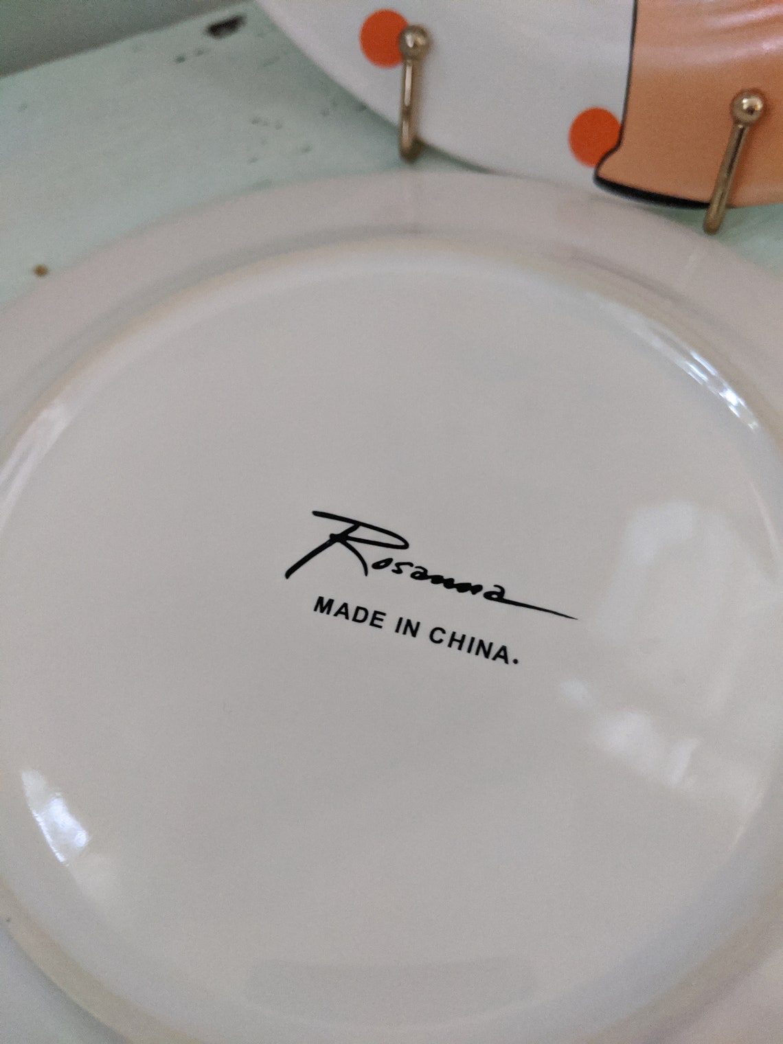 Vintag Rosanna Plates Martini Plates by Rosanna 90s Rosanna | Etsy