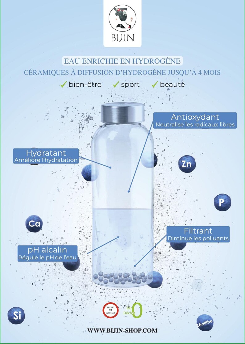 Hydrogen Ceramics: Moisturizing and Antioxidant Water - Etsy