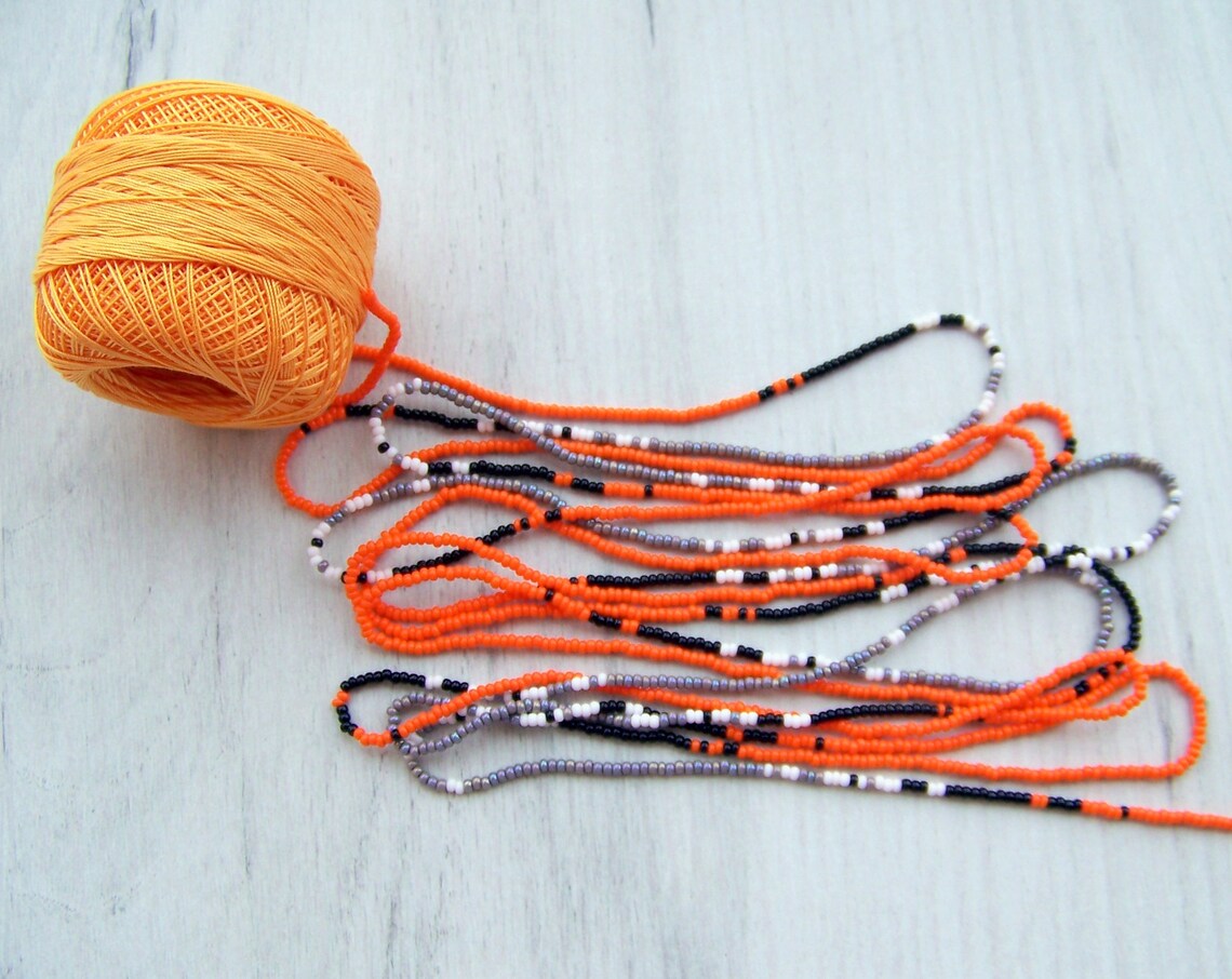 KIT to Make Bead Crochet Rope Necklace - Seed Beads Jewelry Kit - DIY ...