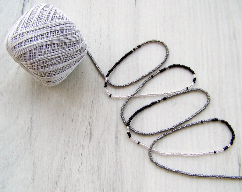 KIT to Make Bead Crochet Rope Necklace Adult Crafts Do It - Etsy