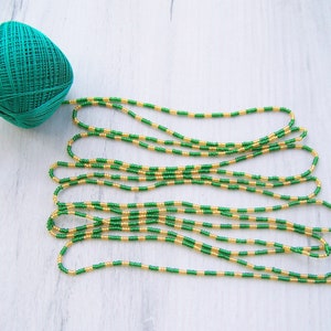 Green Serpent Bead Crochet Necklace Kit - DIY Crafts DIY Kit for Adults ...