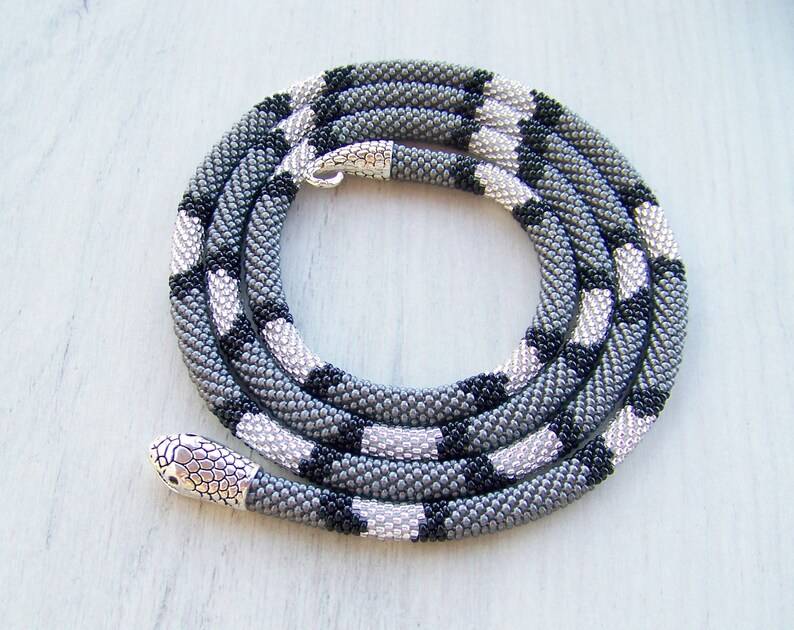 KIT to Make Bead Crochet Rope Necklace Adult Crafts Do It - Etsy