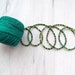 Green Serpent Bead Crochet Necklace Kit Statement Jewelry Python ...