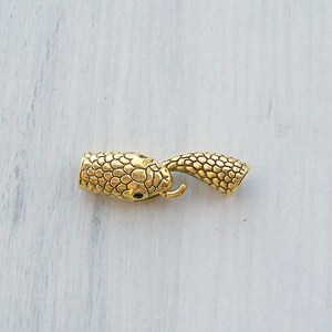 Green Serpent Bead Crochet Necklace Kit - Statement Jewelry Python ...