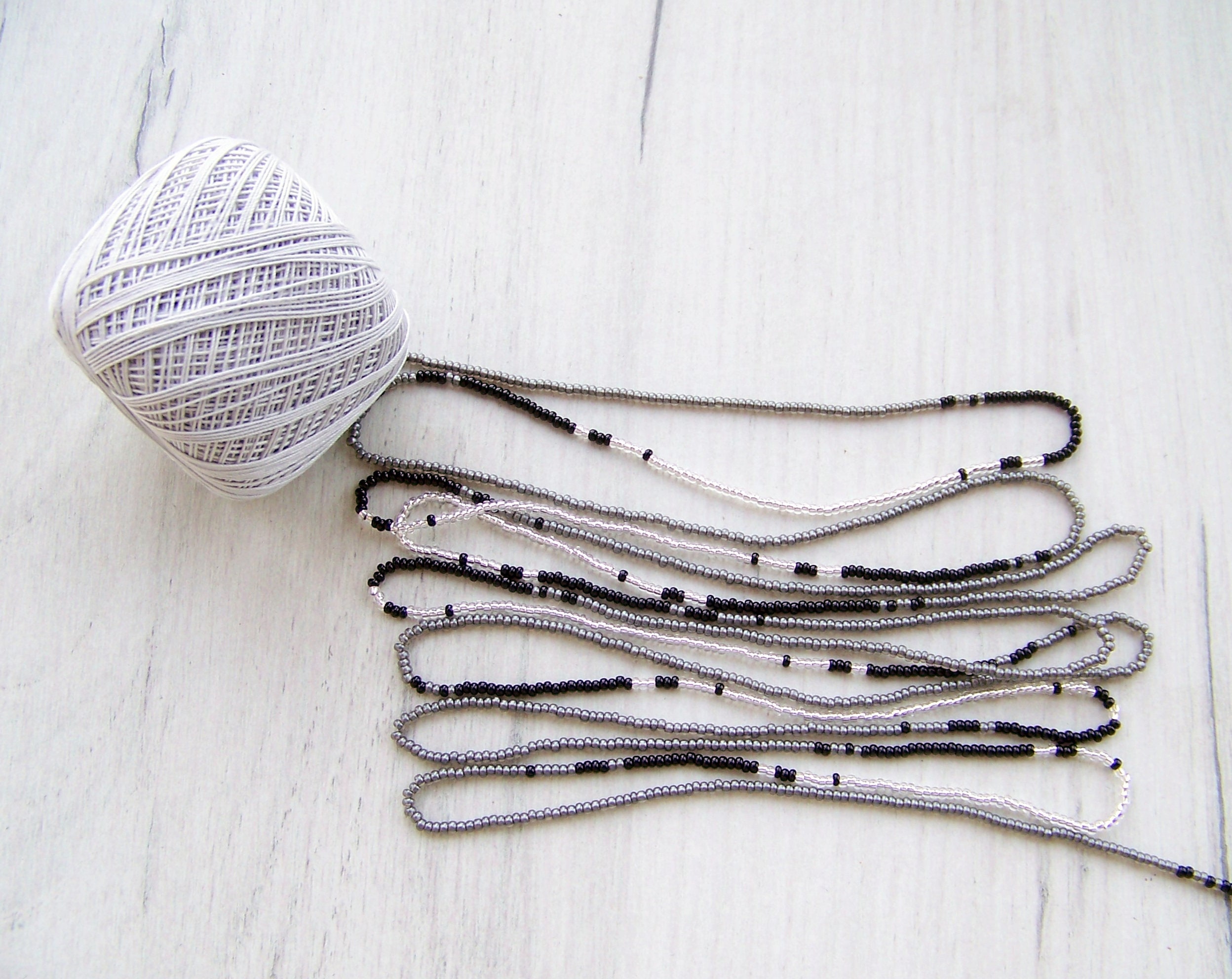 KIT to Make Bead Crochet Rope Necklace Adult Crafts Do It - Etsy