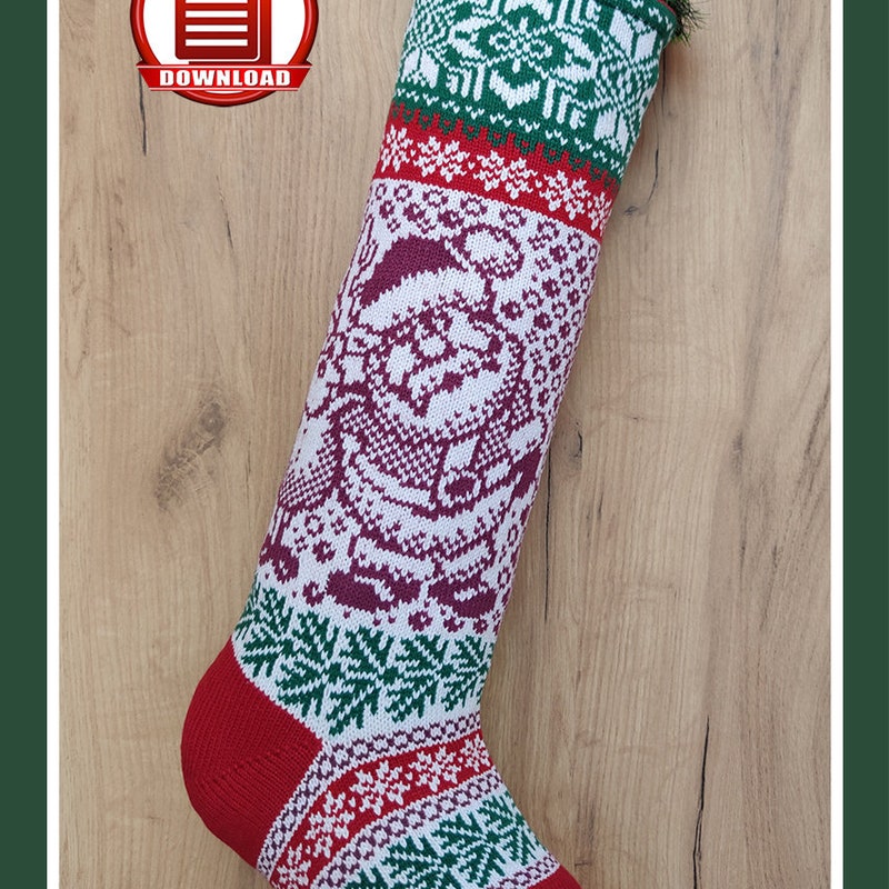 Fair Isle Stocking - Etsy