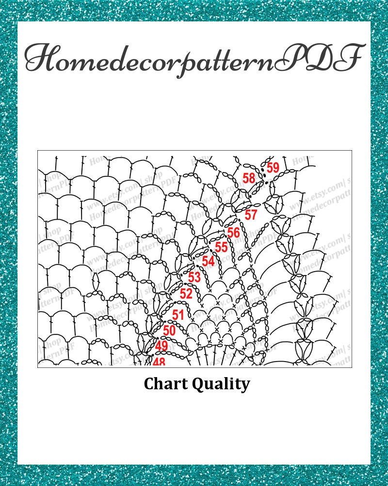 Filet Round Tablecloth Crochet Pattern Size: 35 Ins 89 Cm Lace Octagon ...