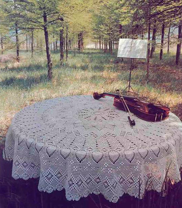 Vintage Chart Filet Crochet Pattern Tablecloth Motifs 23x 45 - Etsy Canada