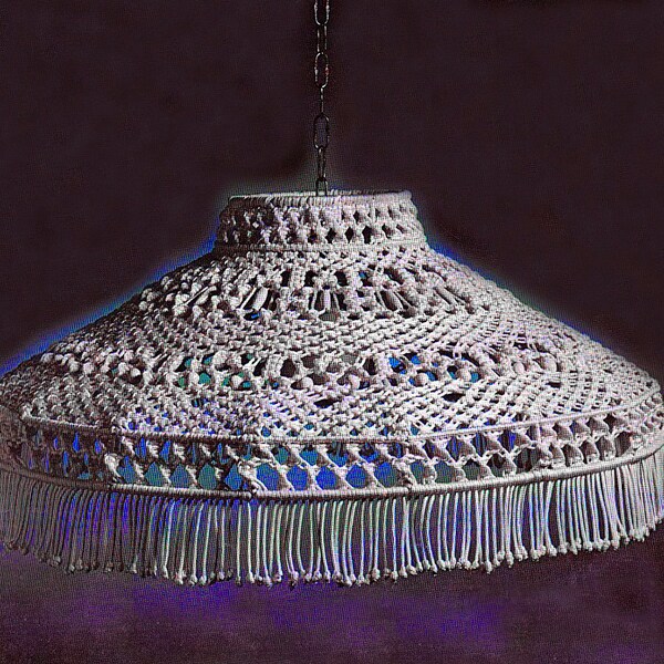 Macrame Lampshade - Etsy