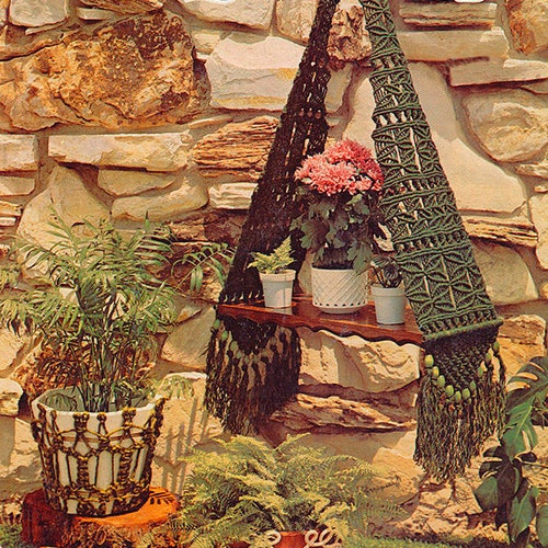Macramé Unlimited 22 Vintage 70s Macrame Patterns Instant | Etsy