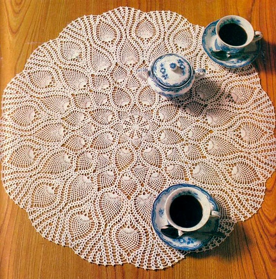 Single Pineapple Crochet Pattern Graph