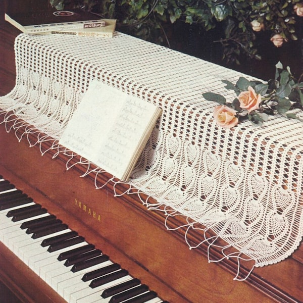 Crochet Piano Cover Pattern - Etsy
