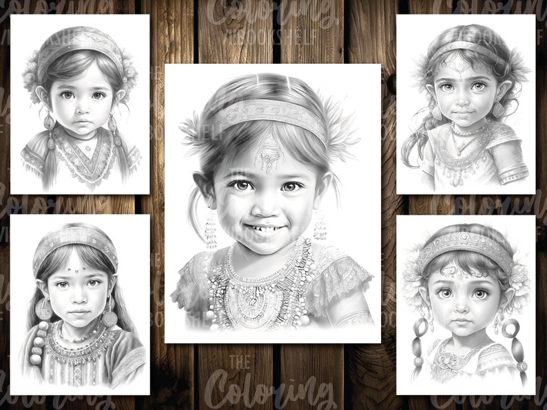 25 Cute Maya Girls Coloring Book Adults Kids Coloring Pages - Etsy