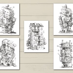 25 Little Condominiums Coloring Book - Adults Kids Coloring Pages ...