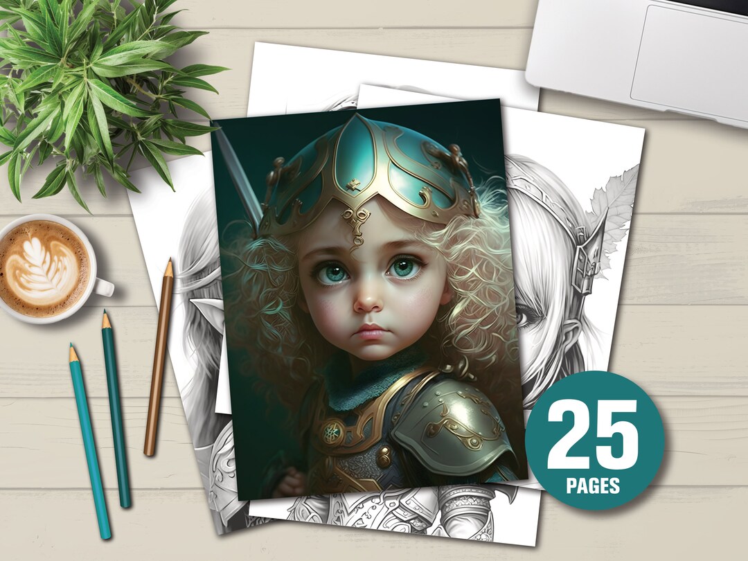 25 Cute Paladin Girls Coloring Book - Adults Kids Coloring Pages ...