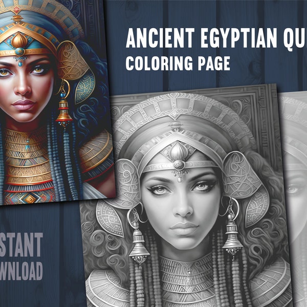 Queen Coloring Page - Etsy