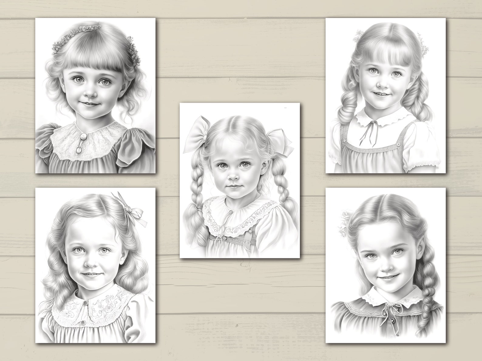 25 Cute Bavarian Girls Coloring Book - Adults Kids Coloring Pages ...