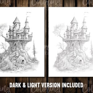 25 Fairy Forts Coloring Book Adults Kids Coloring Pages - Etsy