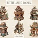 12 Little Aztec Houses PNG Files Instant Download, Printable PNG ...