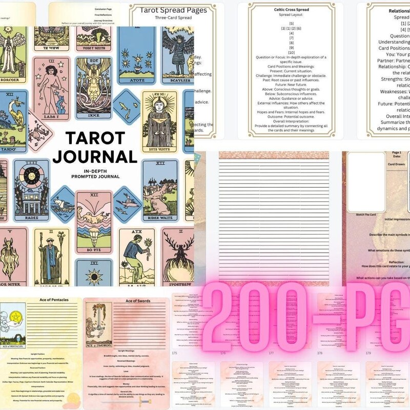 Tarot Journal - Etsy