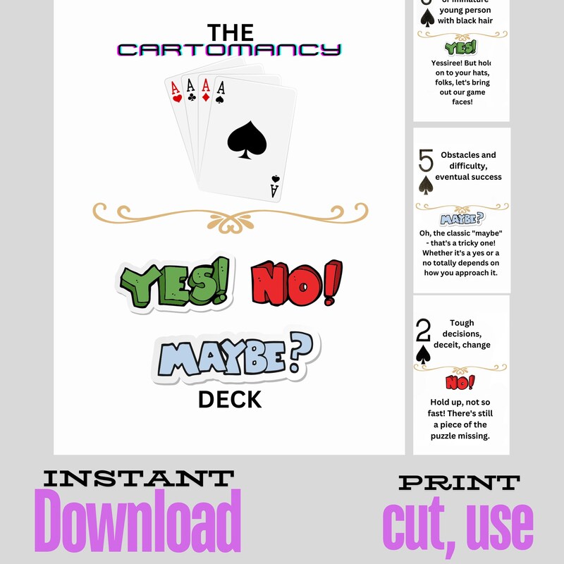 Cartomancy Deck - Etsy