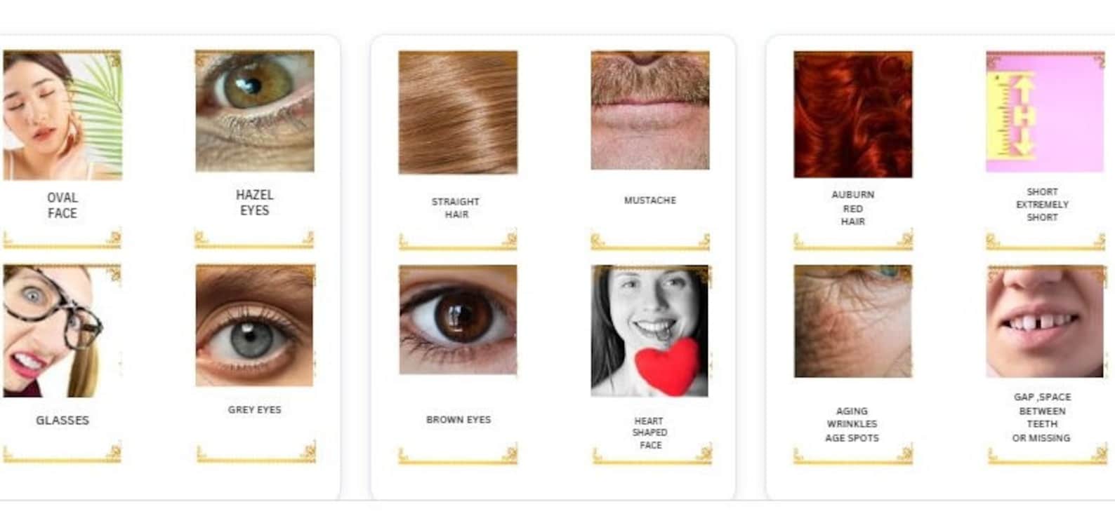 Tarot Oracle Deck Companion Physical Traits Deck. Instant Digital ...