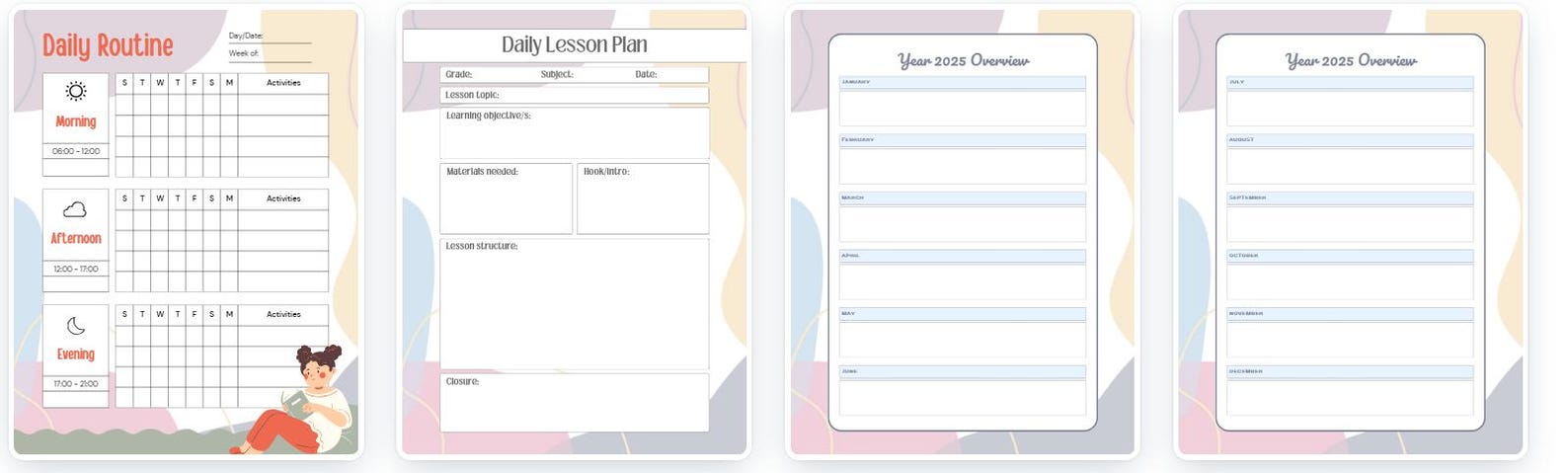 Ultimate 2025 Homeschool Planner Binder Log Pages Digital Download ...